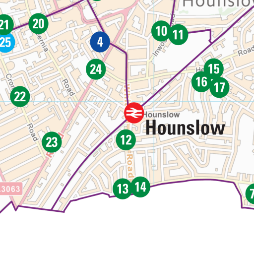 Hounslow interactive map - Interactive Map - County Map